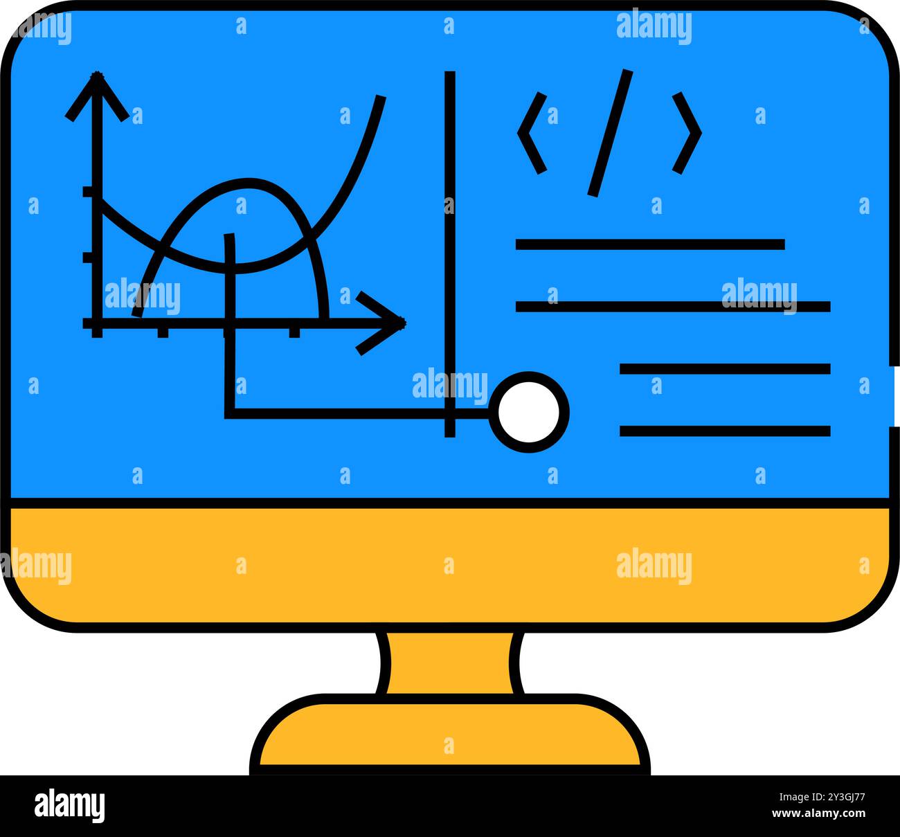 programming software data science icon color illustration Stock Vector Image & Art - Alamy