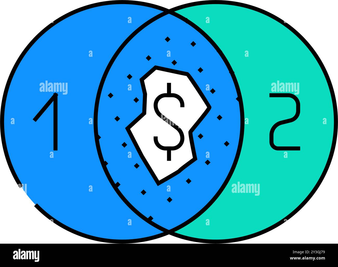 cross-sectional analysis icon color illustration Stock Vector Image ...