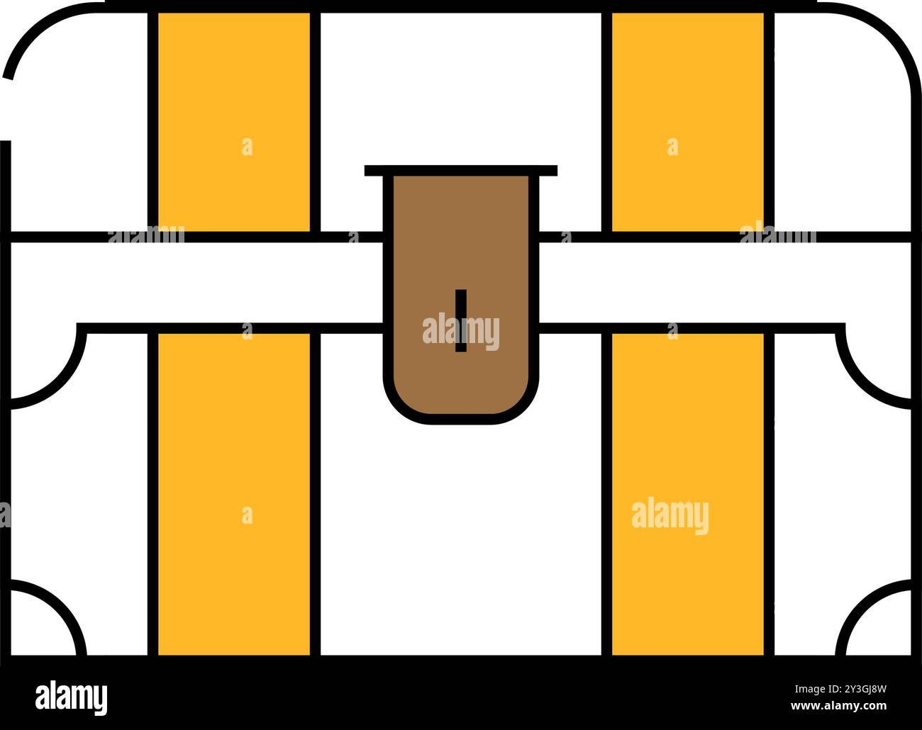 chest fairy tale icon color illustration Stock Vector Image & Art - Alamy