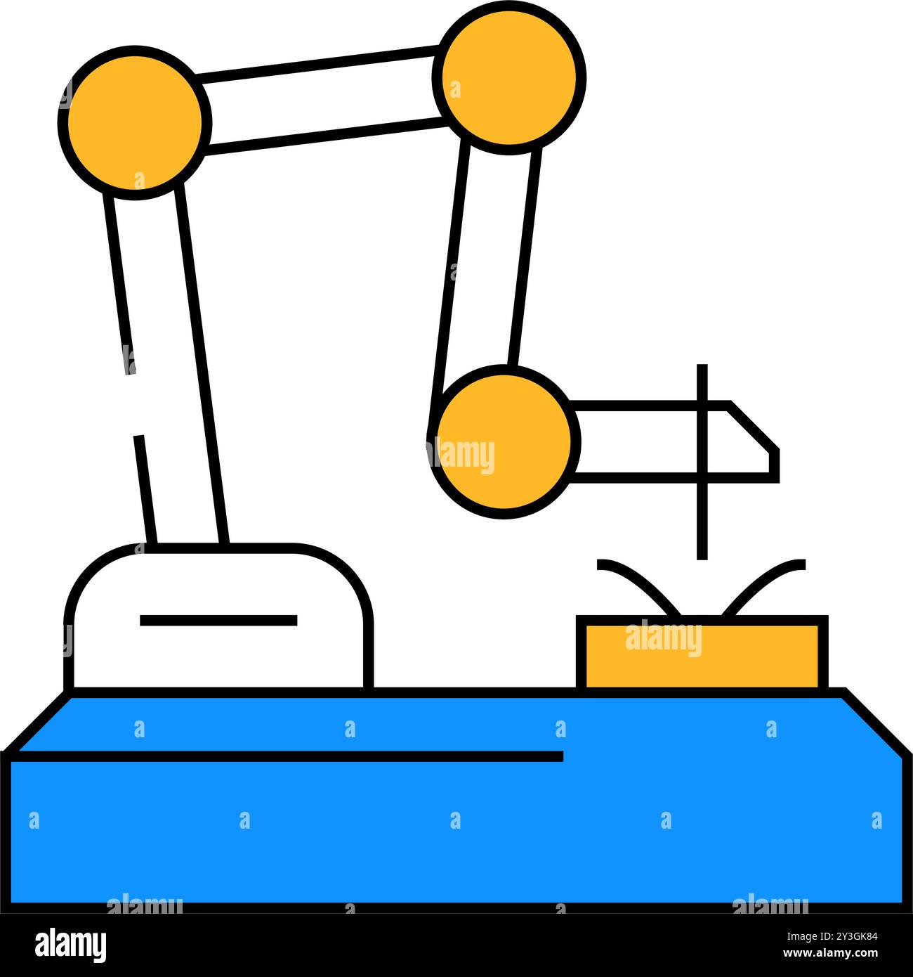 robot welder icon color illustration Stock Vector Image & Art - Alamy
