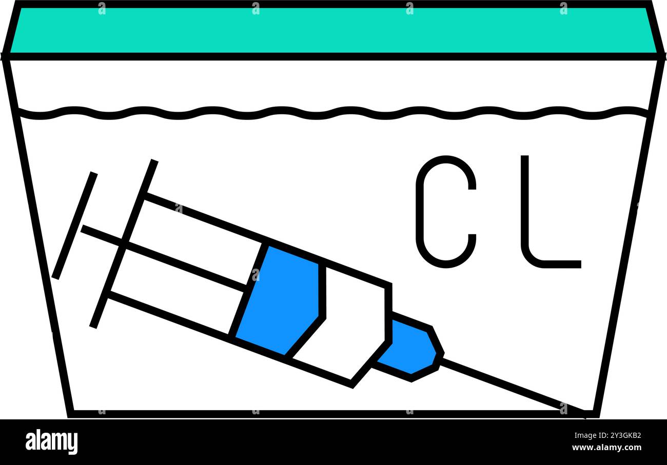 medical waste disposal icon color illustration Stock Vector Image & Art ...