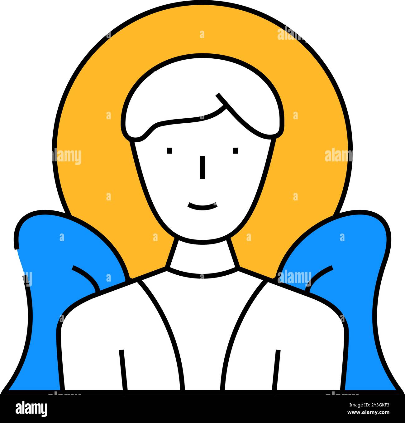 Angel fantasy character color Stock Vector Images - Alamy