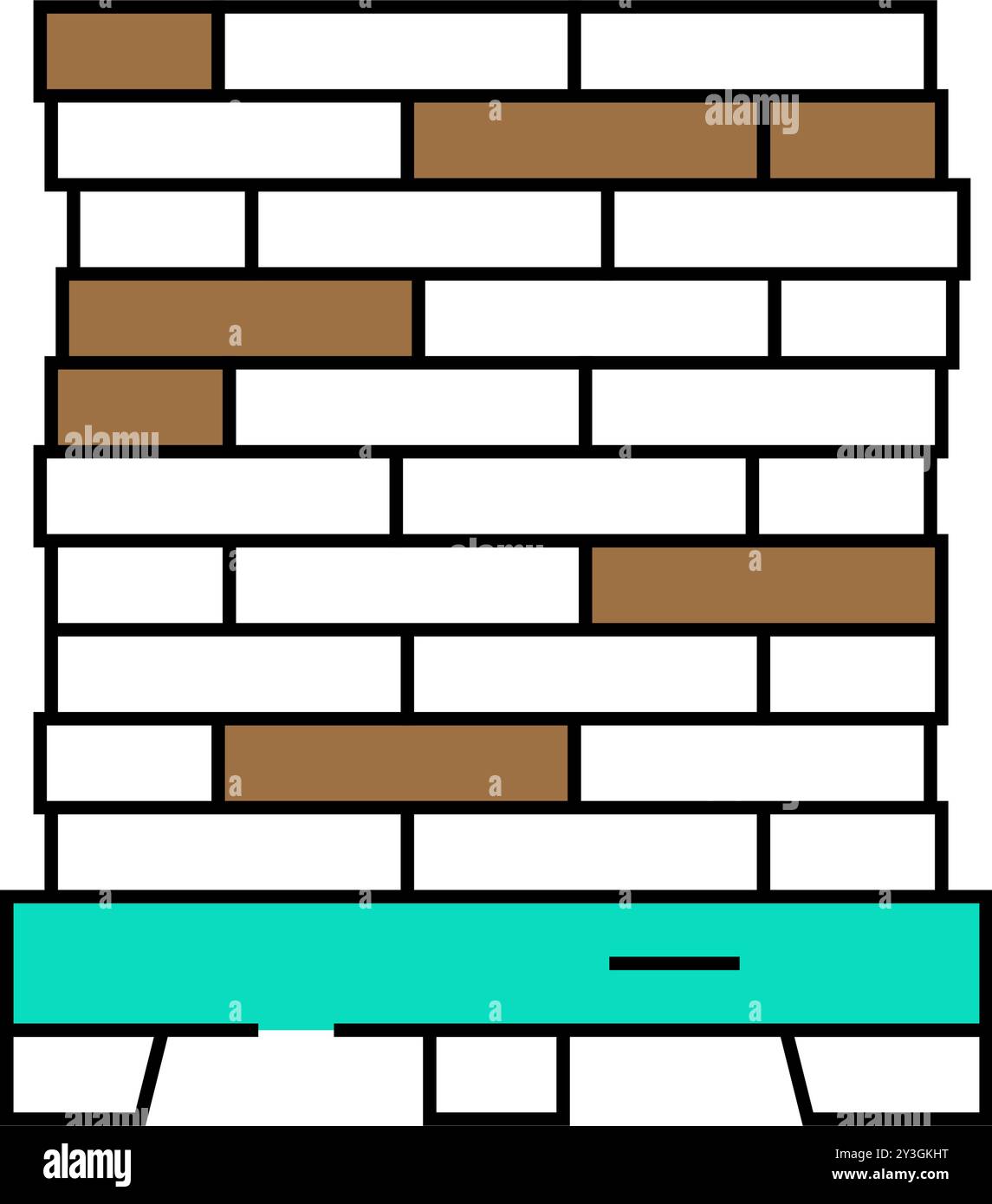 pallet peat icon color illustration Stock Vector Image & Art - Alamy