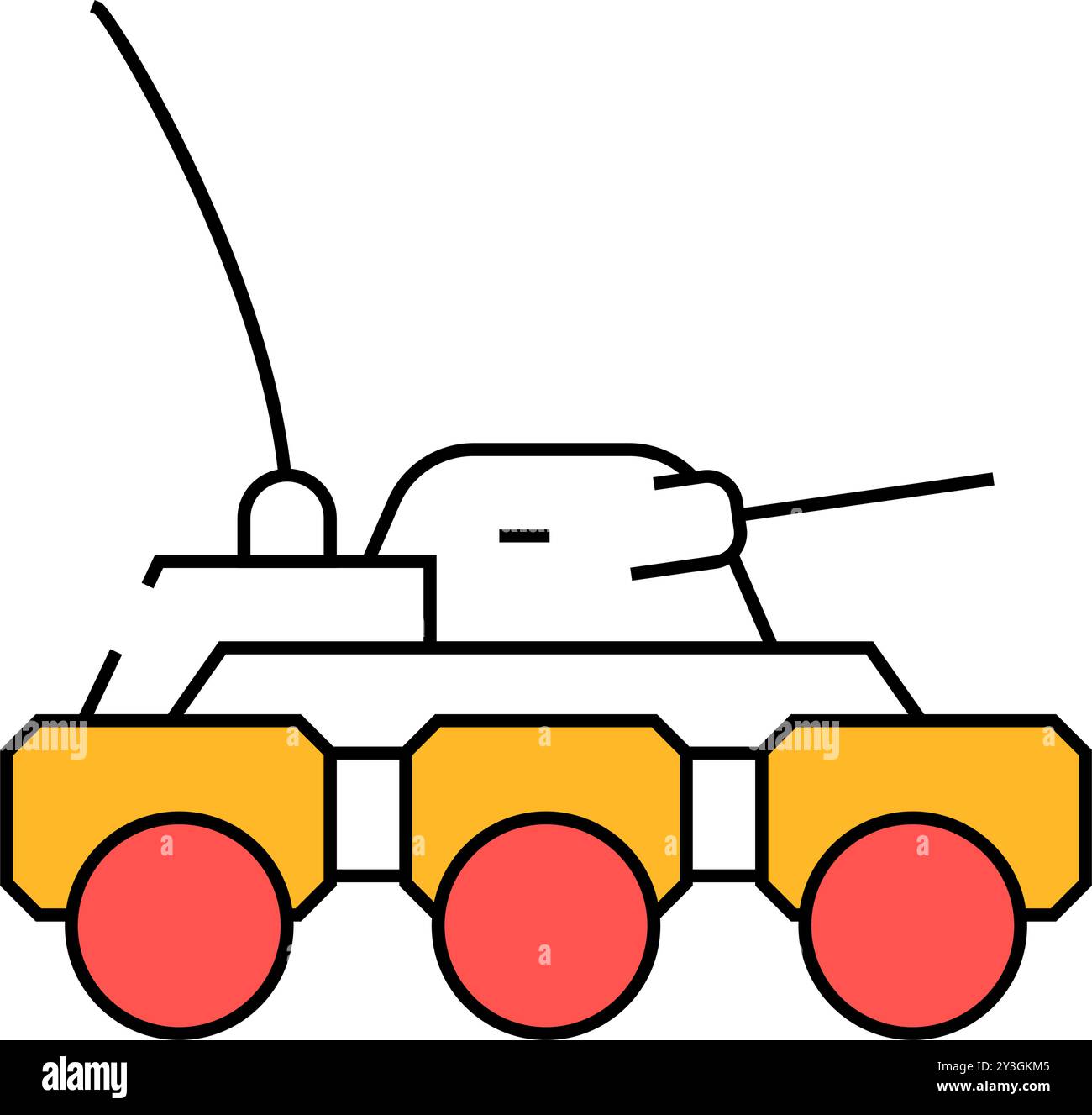 Laboratory robot color icon Stock Vector Images - Alamy