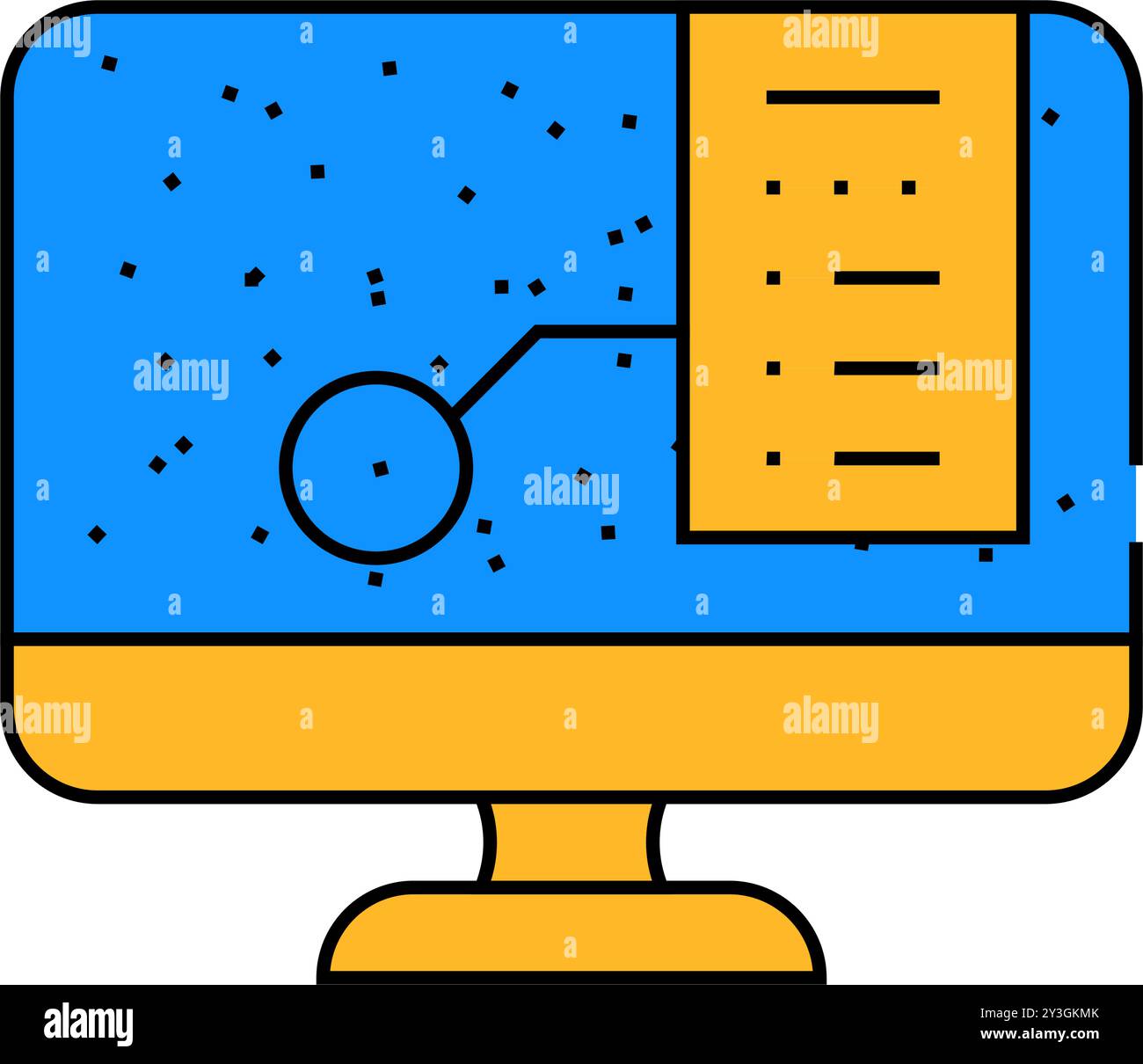 virtual planetarium icon color illustration Stock Vector Image & Art ...