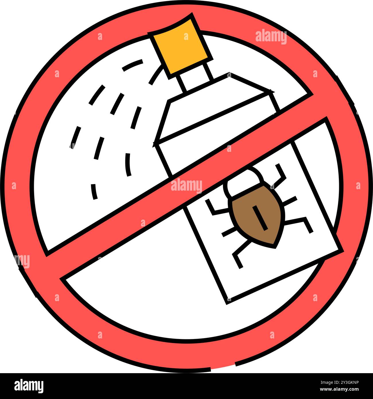insecticides free icon color illustration Stock Vector Image & Art - Alamy