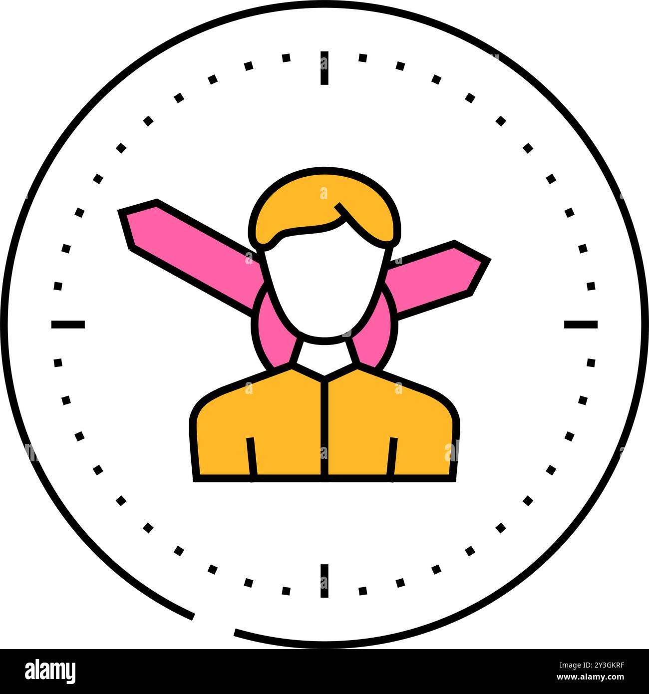 employee man hours icon color illustration Stock Vector Image & Art - Alamy