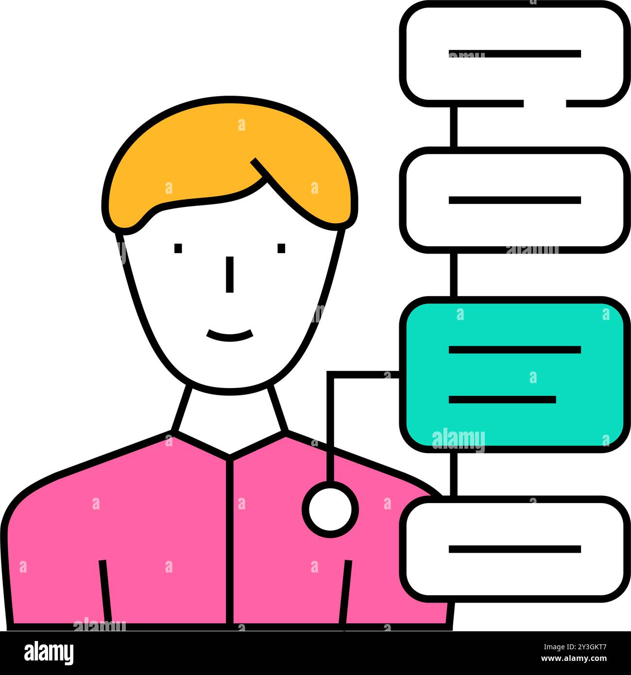 human qualities icon color illustration Stock Vector Image & Art - Alamy