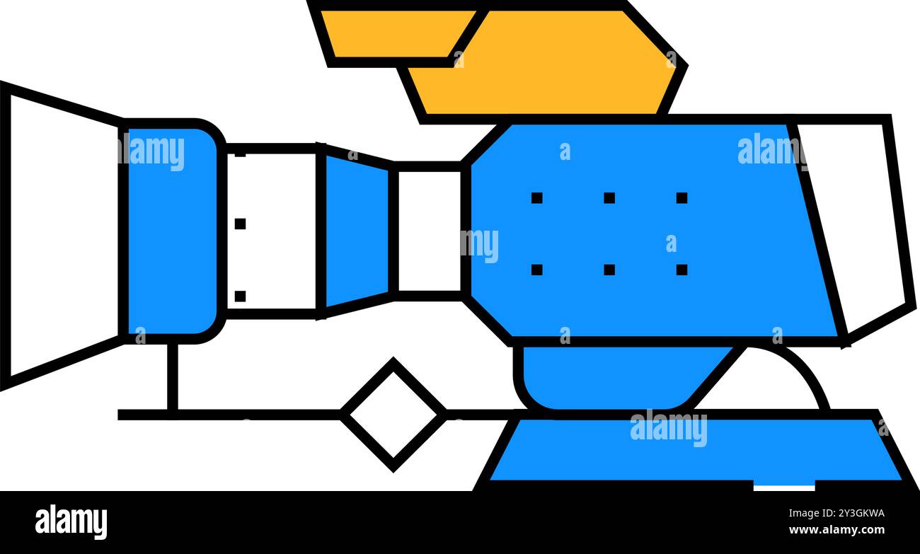 Camera color correction equipment Stock Vector Images - Alamy