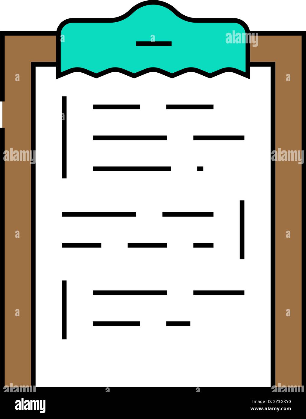 scenario movie icon color illustration Stock Vector Image & Art - Alamy