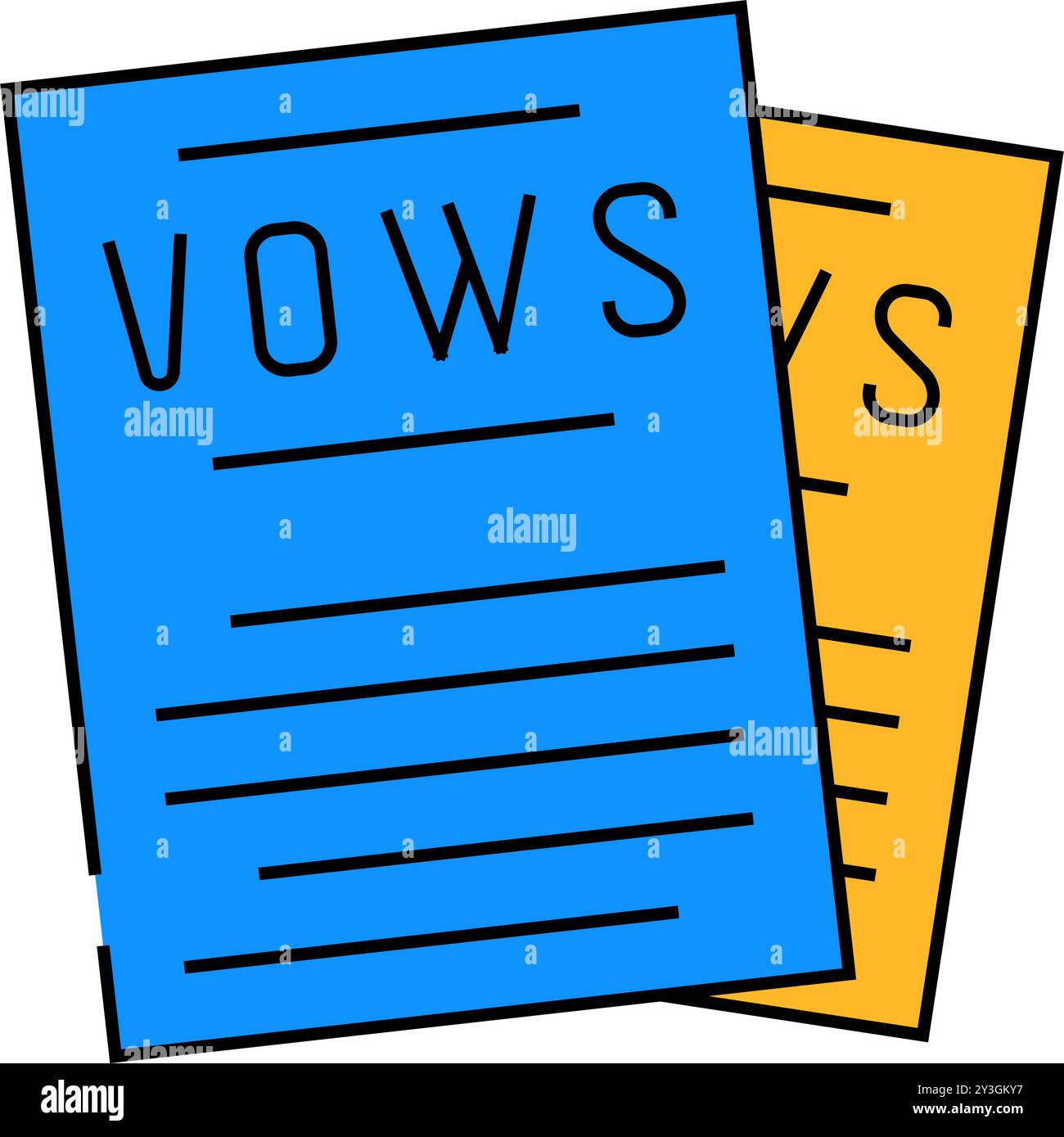 wedding vow icon color illustration Stock Vector Image & Art - Alamy