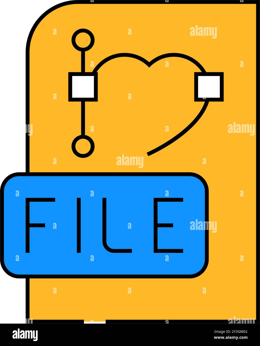 vector file icon color illustration Stock Vector Image & Art - Alamy