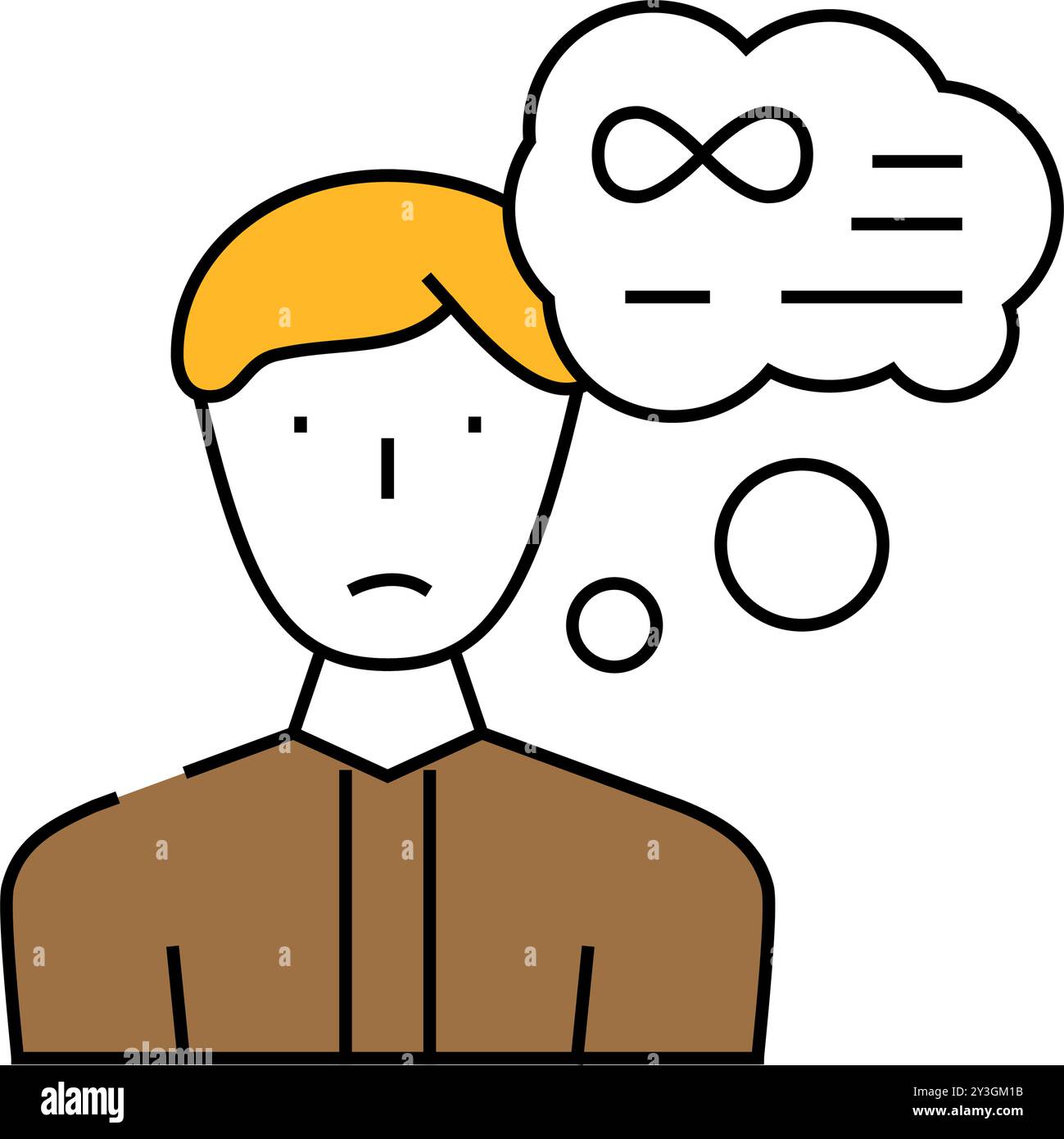 Middle aged man searching Stock Vector Images - Alamy