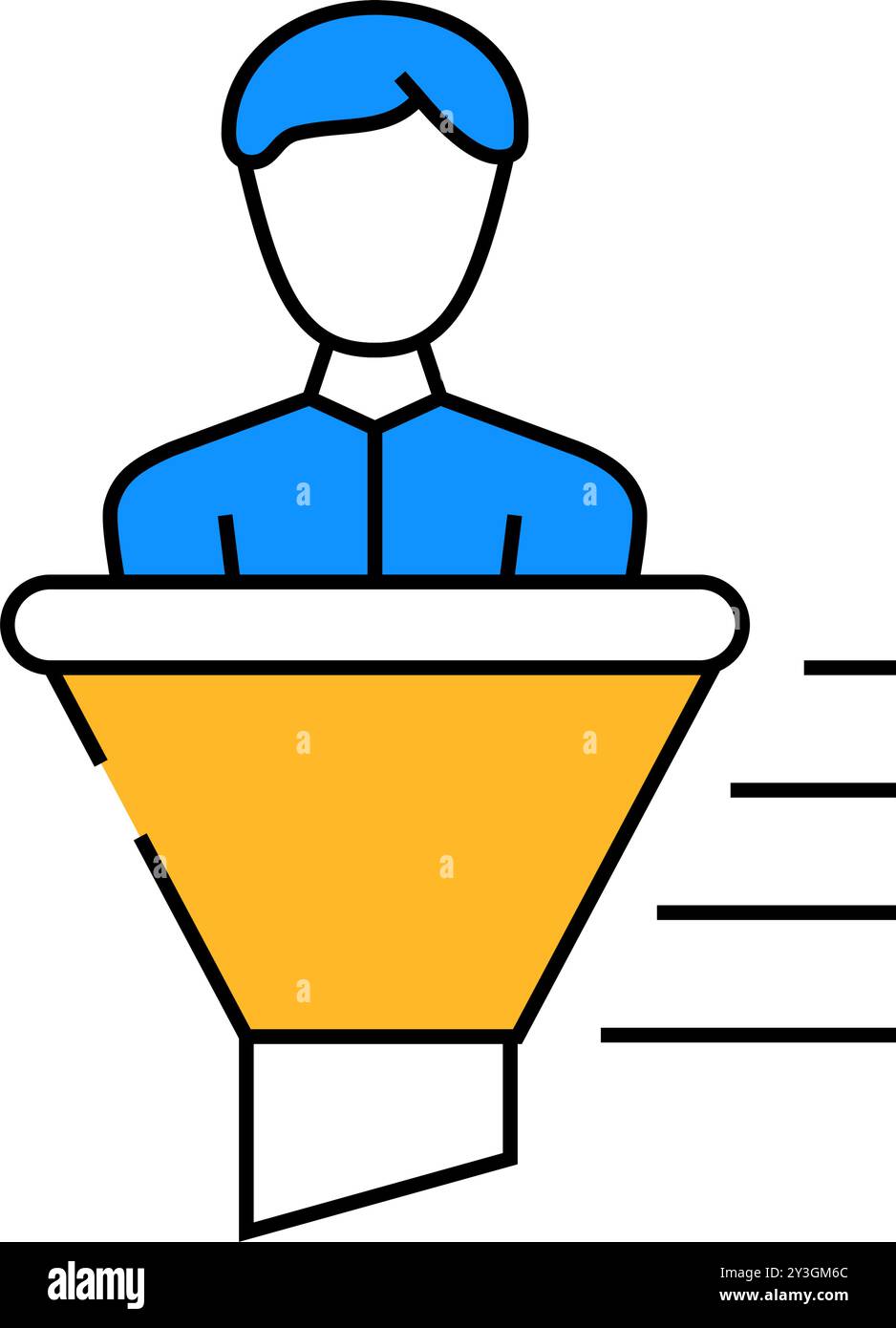 Kyc know customer illustration Cut Out Stock Images & Pictures - Alamy