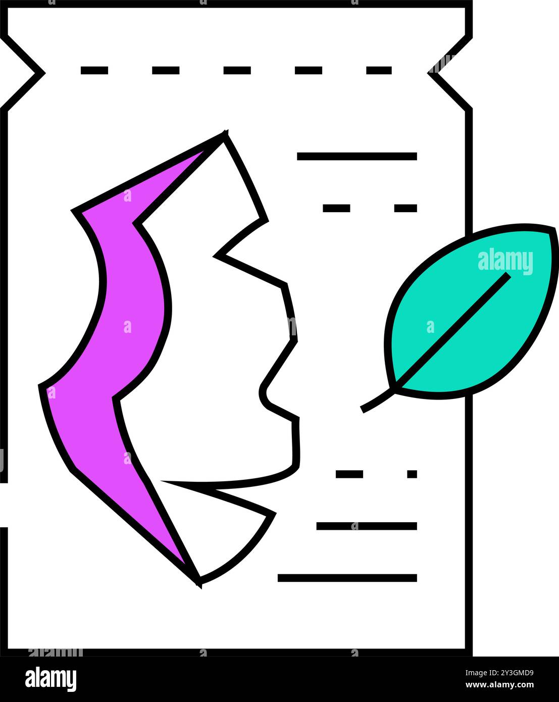 Sheet mask color icon Stock Vector Images - Alamy