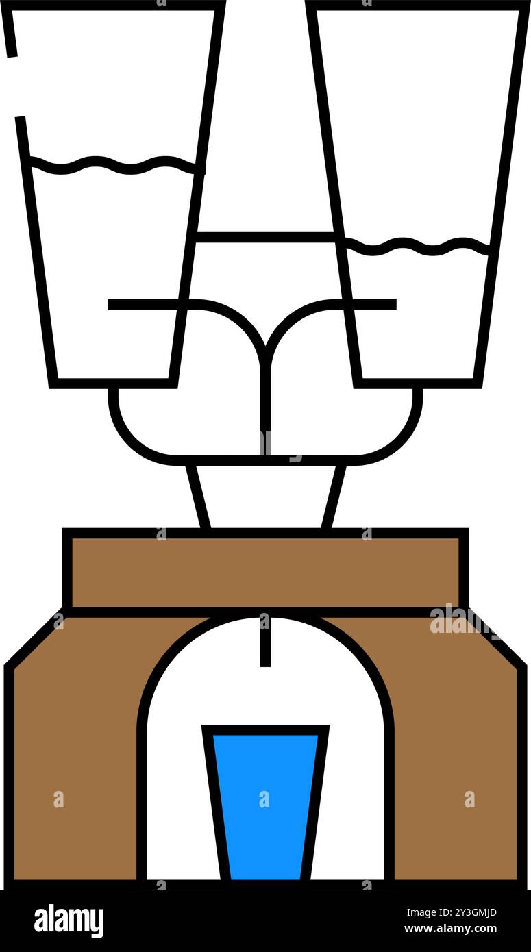 Medical facial mask vending machine Stock Vector Images - Alamy