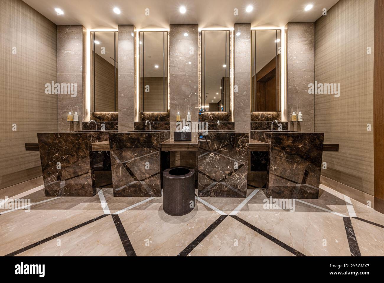 Istanbul Turkey 19 March 2024; Contemporary interior of luxury hotel ...