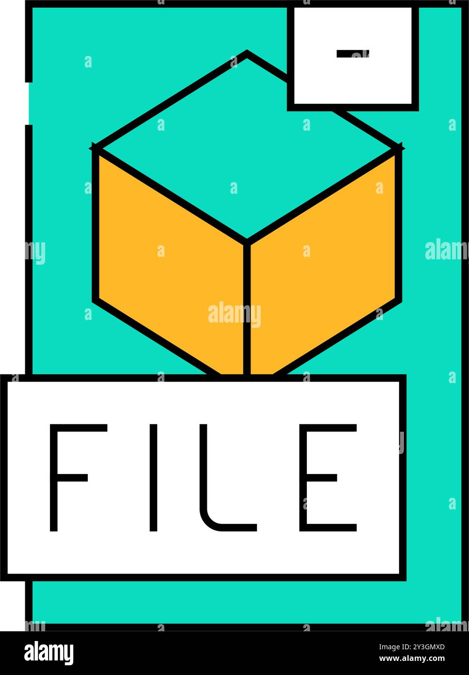 digital file production icon color illustration Stock Vector Image ...