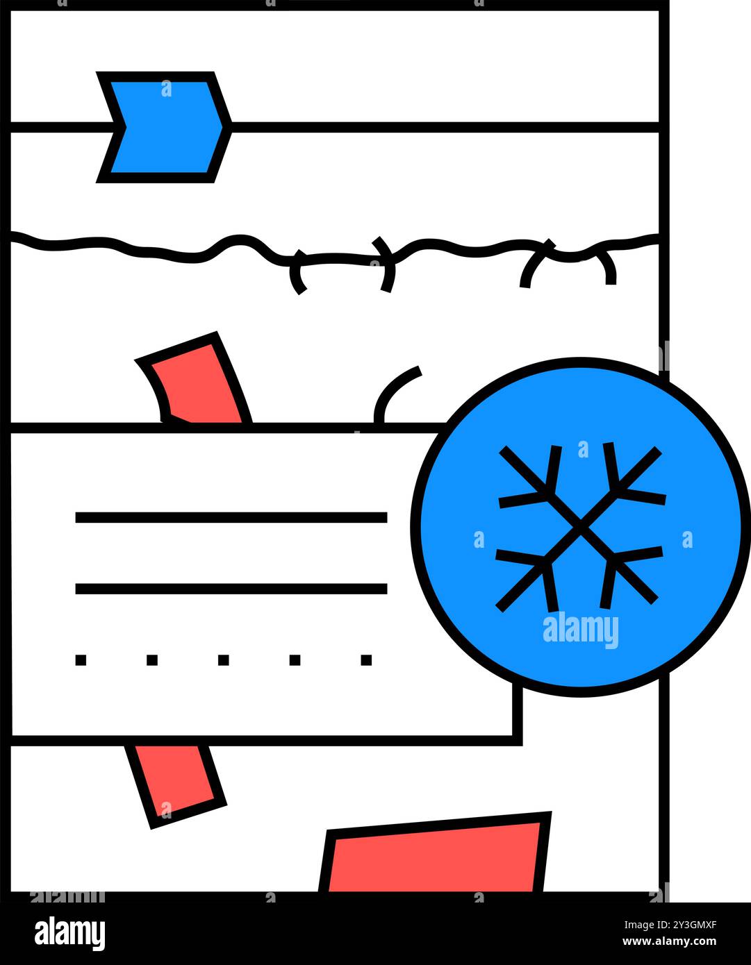 frozen vegetables icon color illustration Stock Vector Image & Art - Alamy