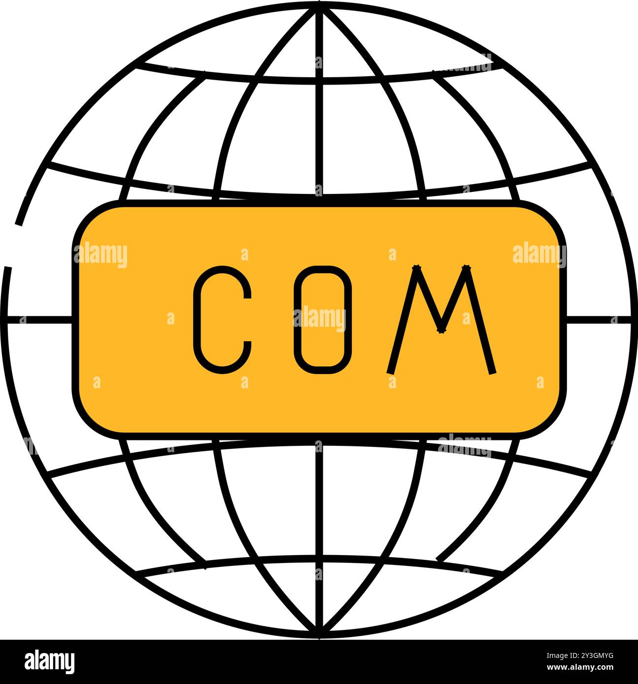 internet globalization icon color illustration Stock Vector Image & Art ...