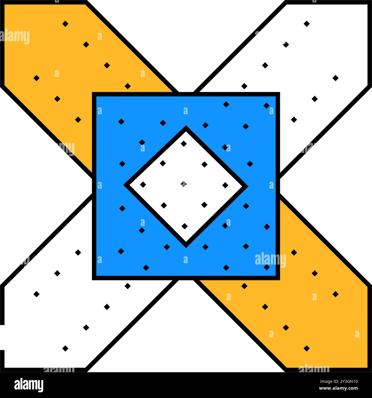 metal structure building part icon color illustration Stock Vector ...