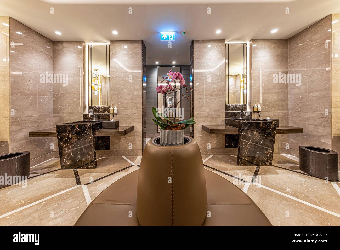 Istanbul Turkey 19 March 2024; Contemporary interior of luxury hotel ...