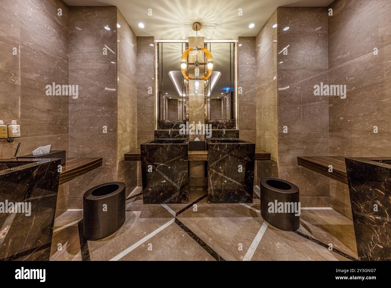 Istanbul Turkey 19 March 2024; Contemporary interior of luxury hotel ...