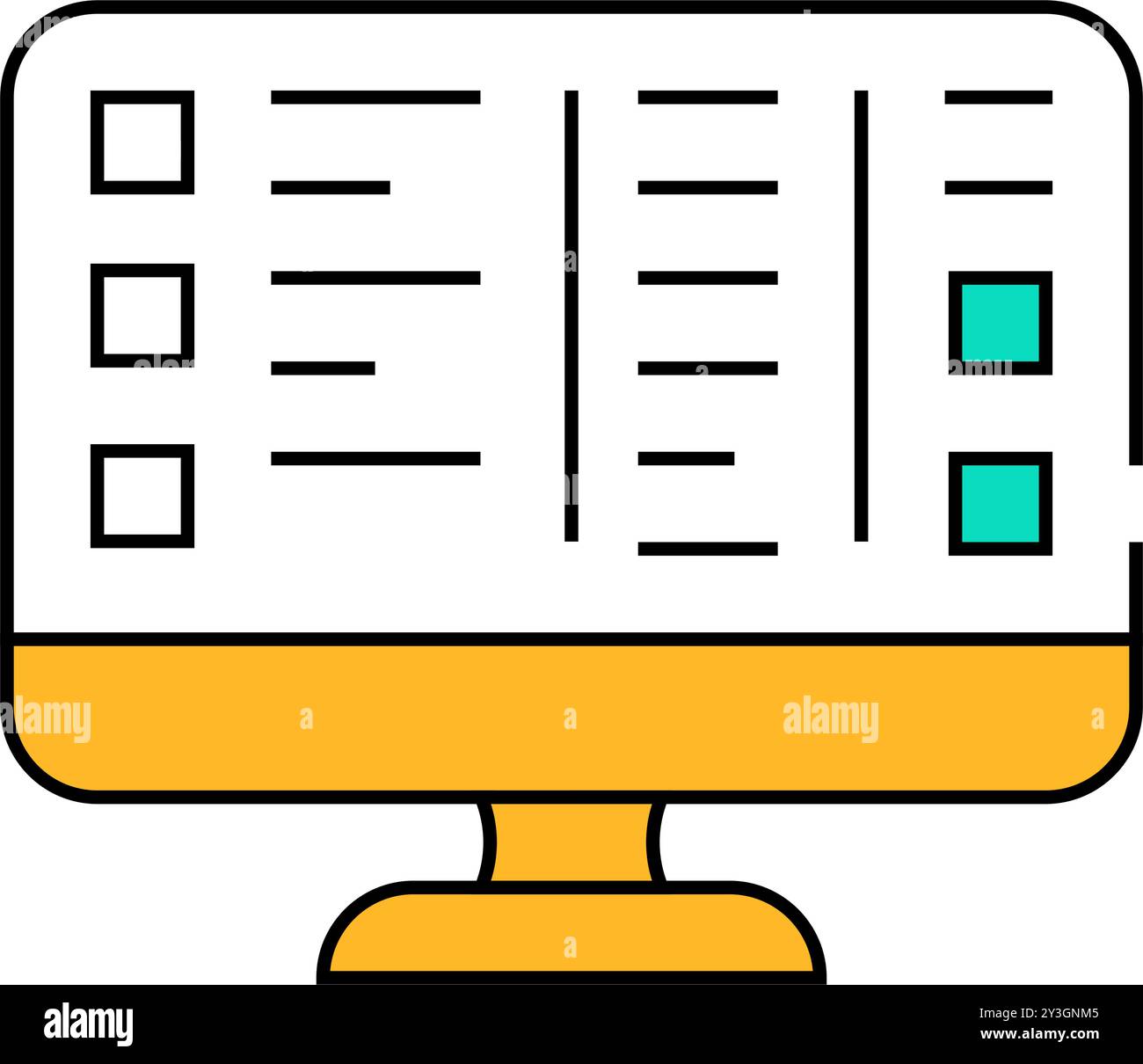 crm crew resource management icon color illustration Stock Vector Image ...