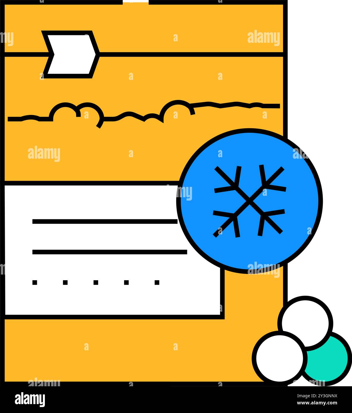 peas frozen vegetable icon color illustration Stock Vector Image & Art ...