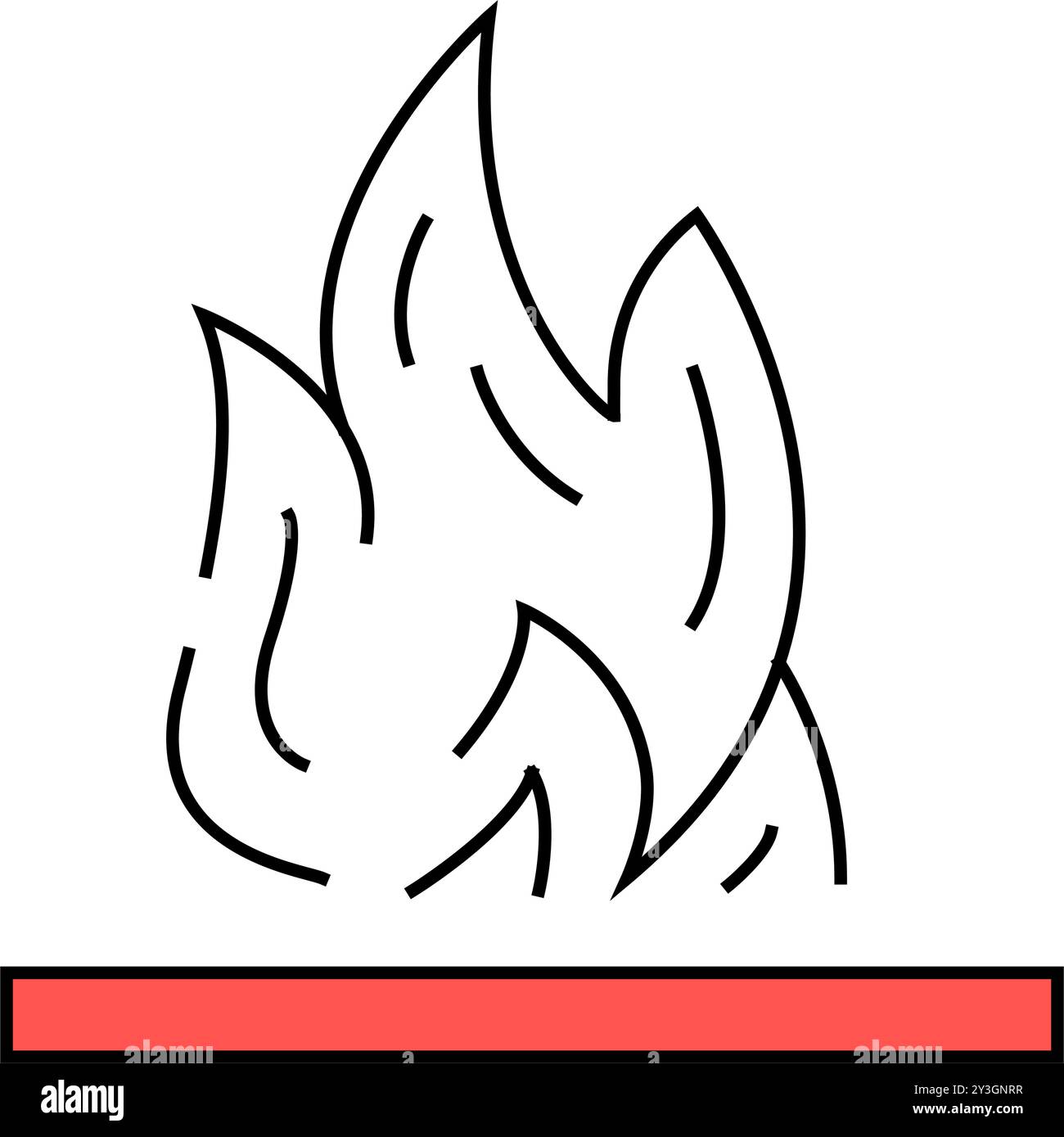 flammable container icon color illustration Stock Vector Image & Art ...