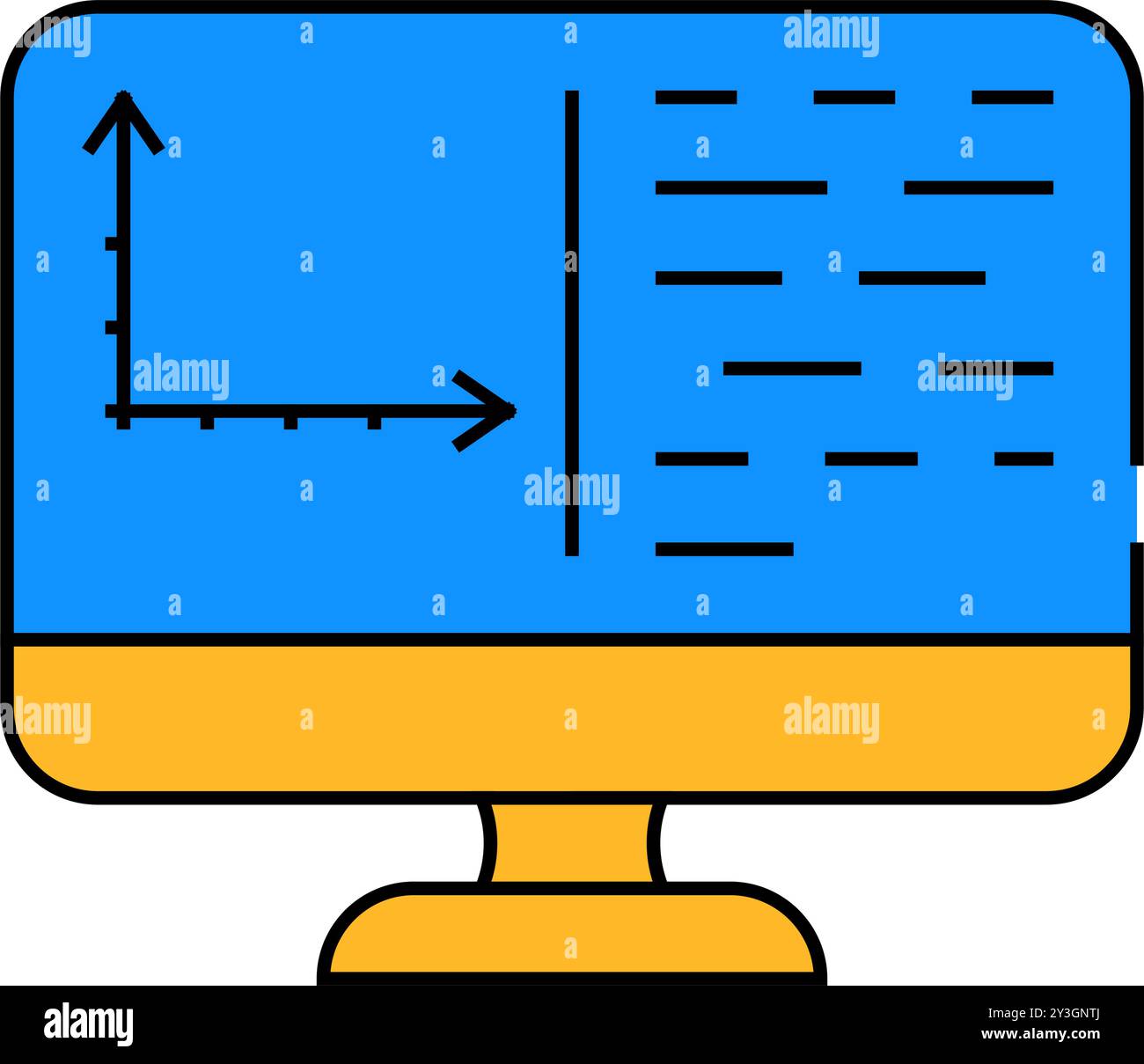 programming data science icon color illustration Stock Vector Image ...