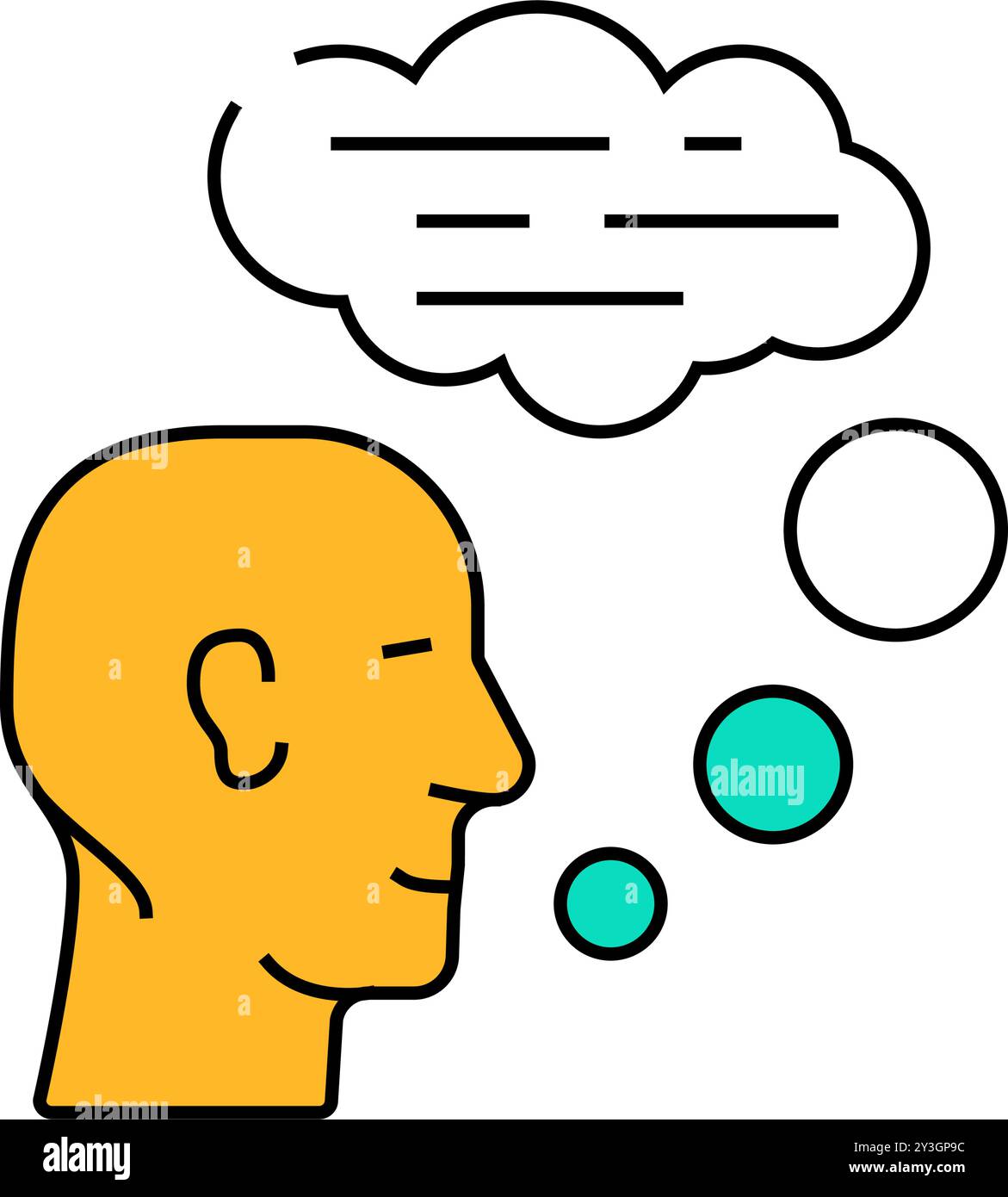 speaking human icon color illustration Stock Vector Image & Art - Alamy