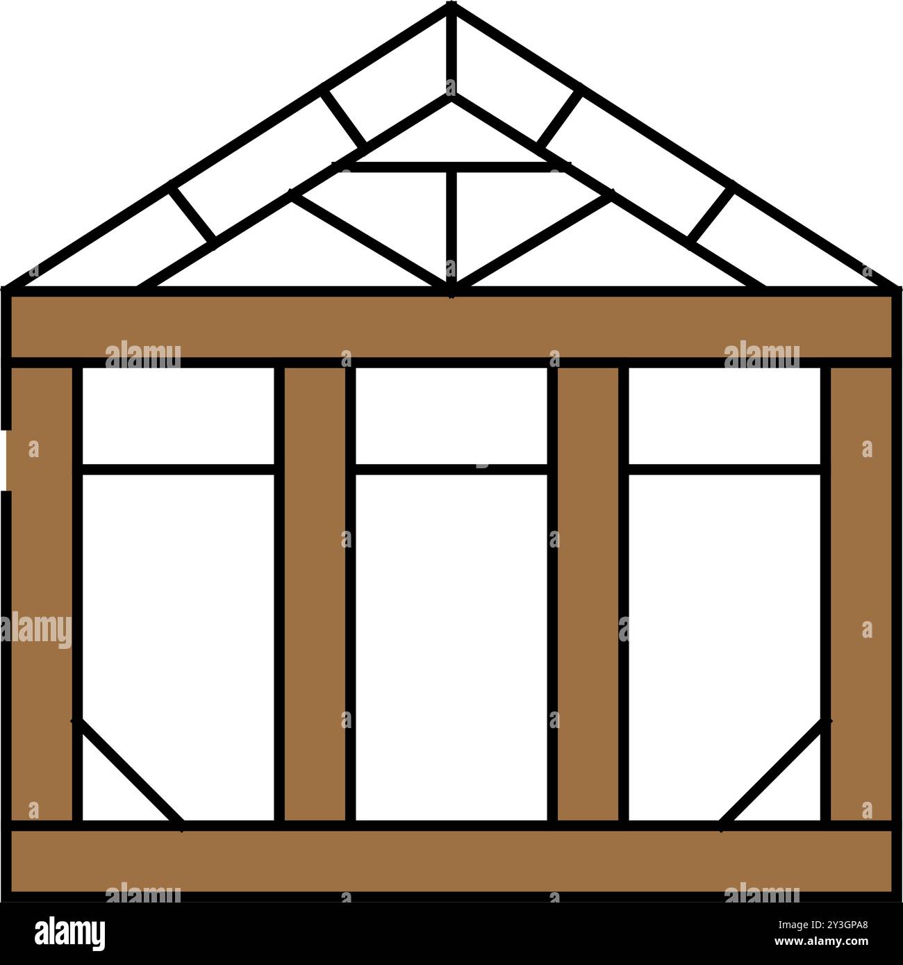 steel structure icon color illustration Stock Vector Image & Art - Alamy