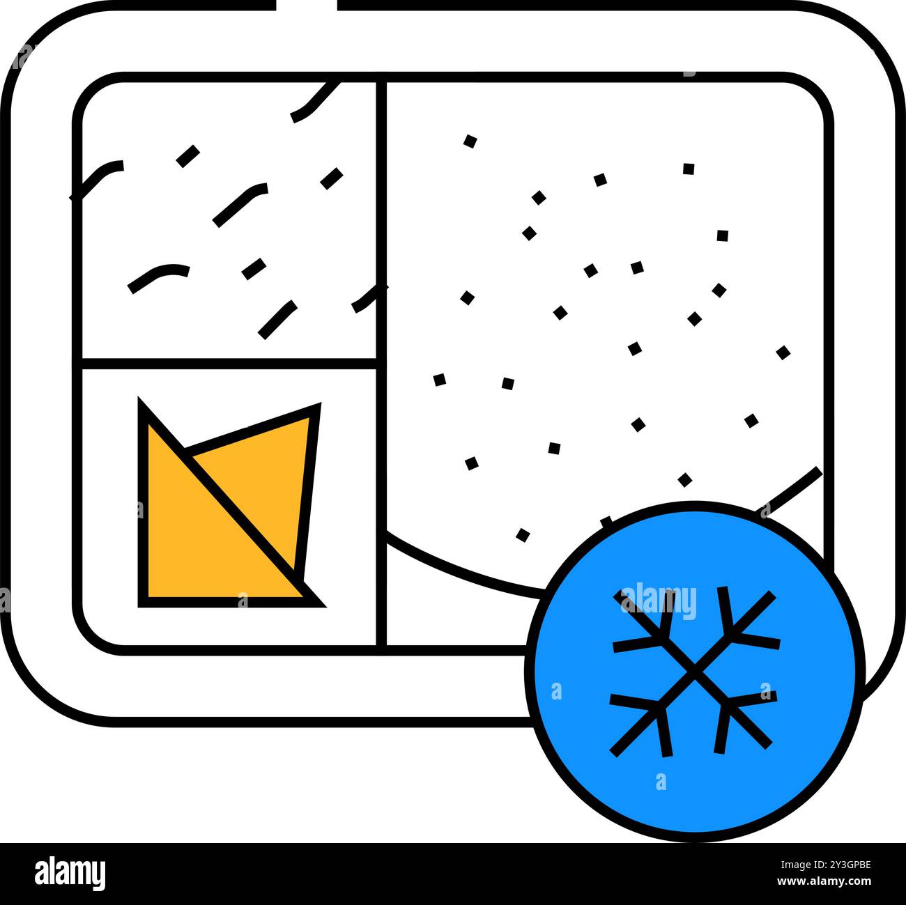 Frozen chicken cutlets Stock Vector Images - Alamy