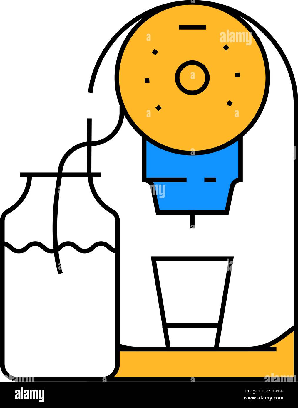 capsule coffee machine icon color illustration Stock Vector Image & Art ...