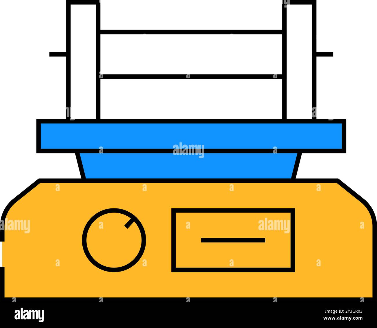 shaker laboratory device icon color illustration Stock Vector Image ...