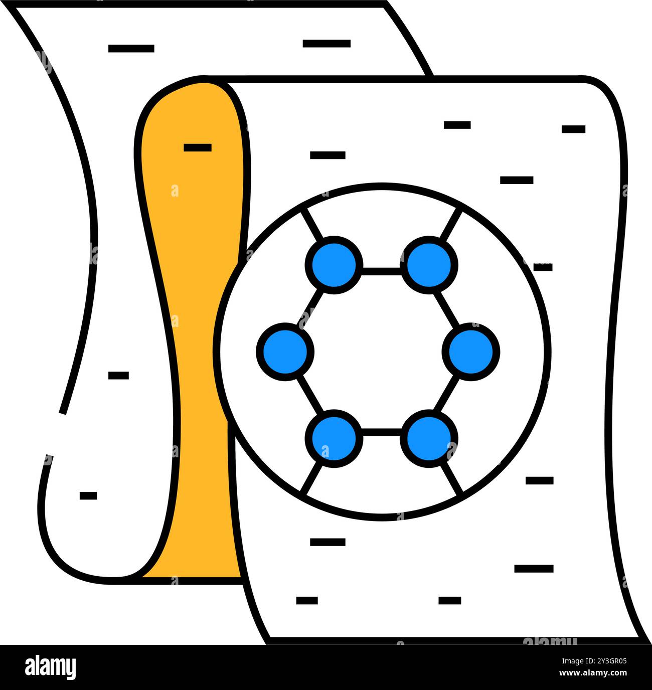 chemical fiber icon color illustration Stock Vector Image & Art - Alamy