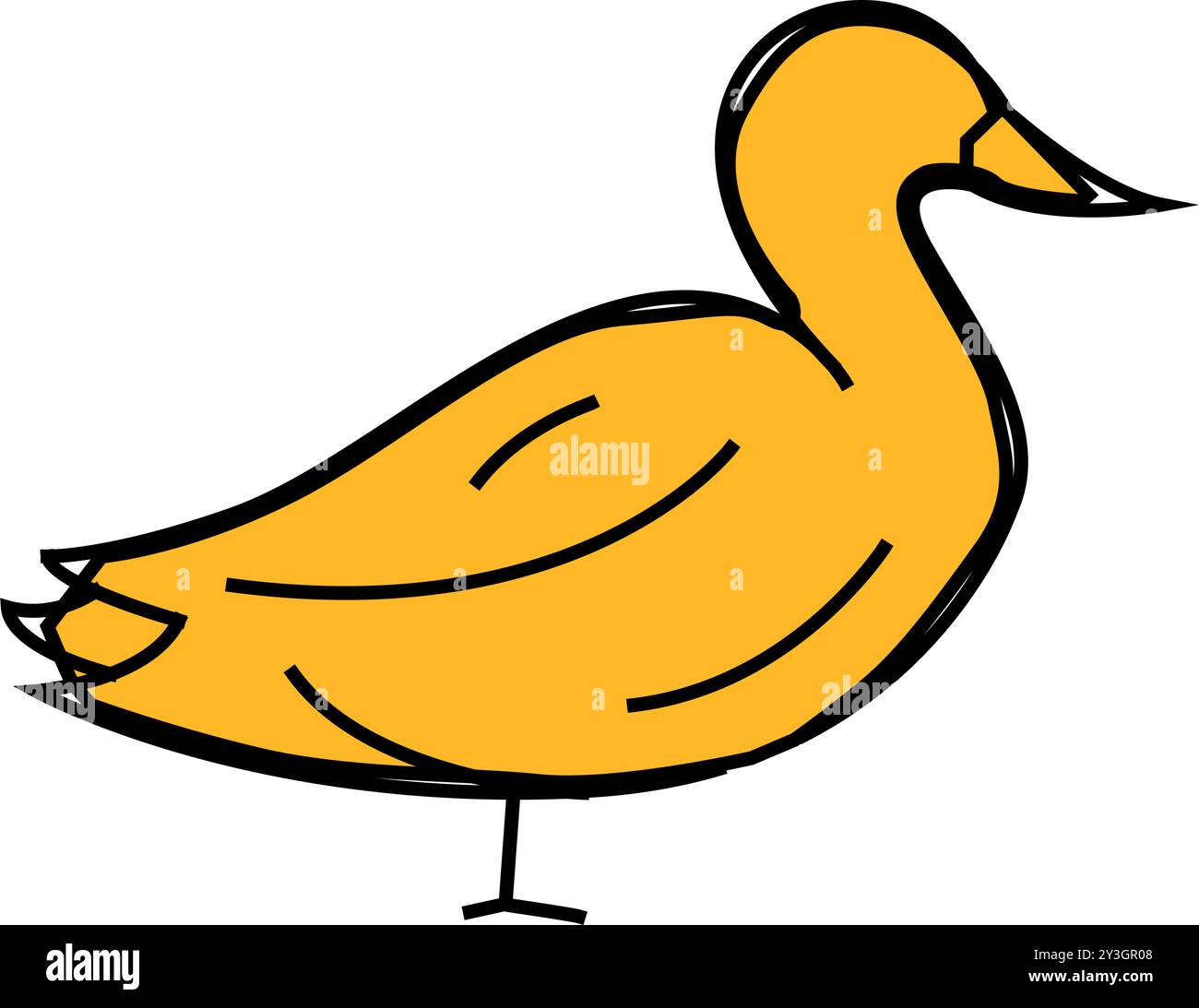 duck farm bird icon color illustration Stock Vector Image & Art - Alamy