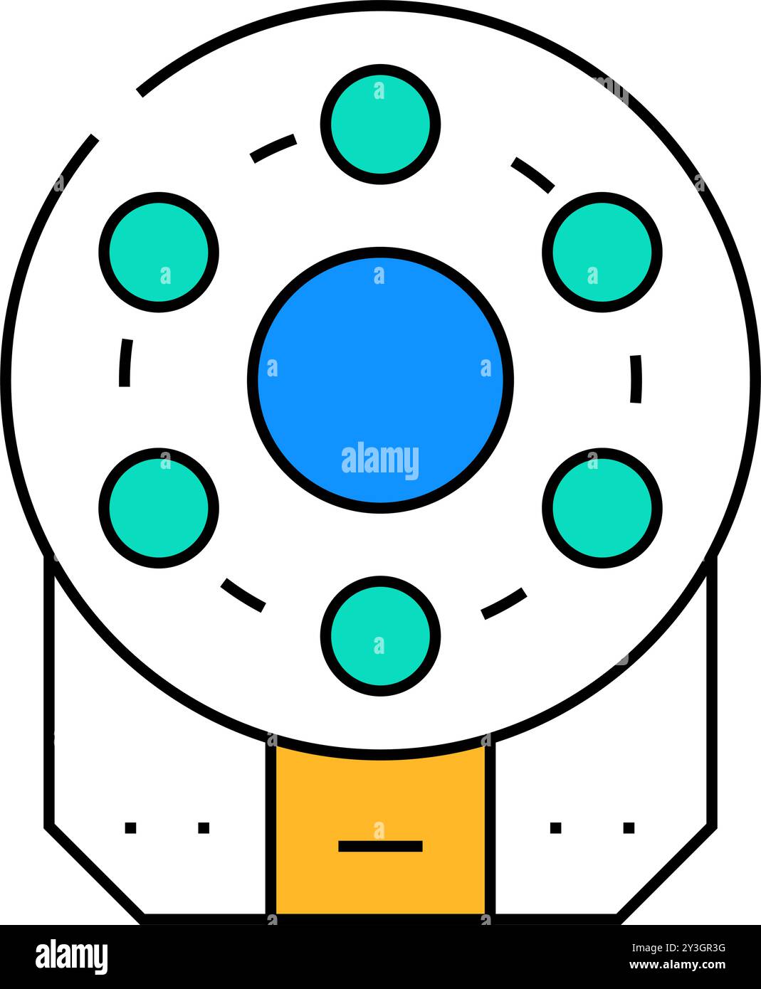 centrifuge laboratory equipment icon color illustration Stock Vector ...