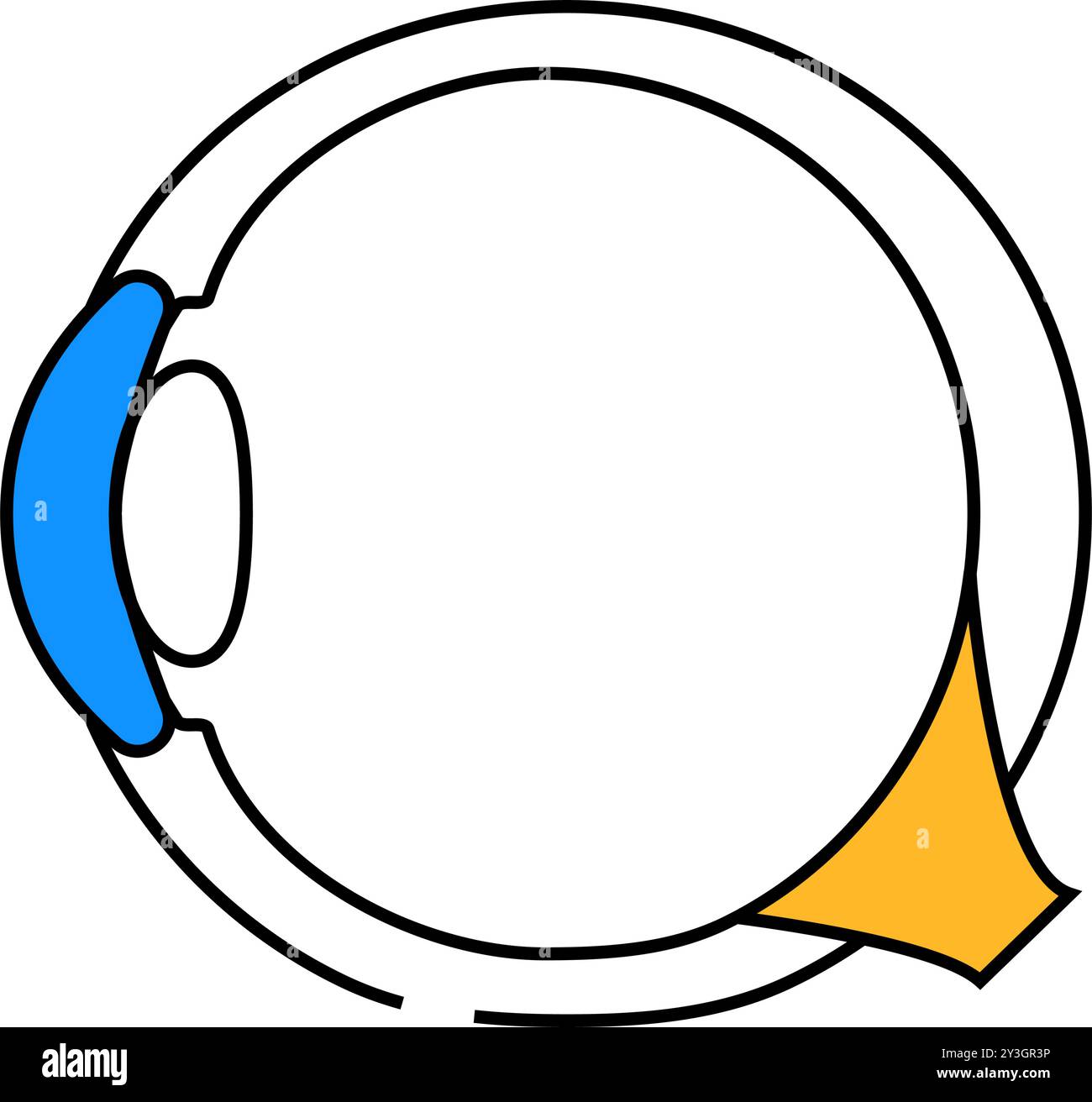 eye treatment ophthalmology icon color illustration Stock Vector Image ...