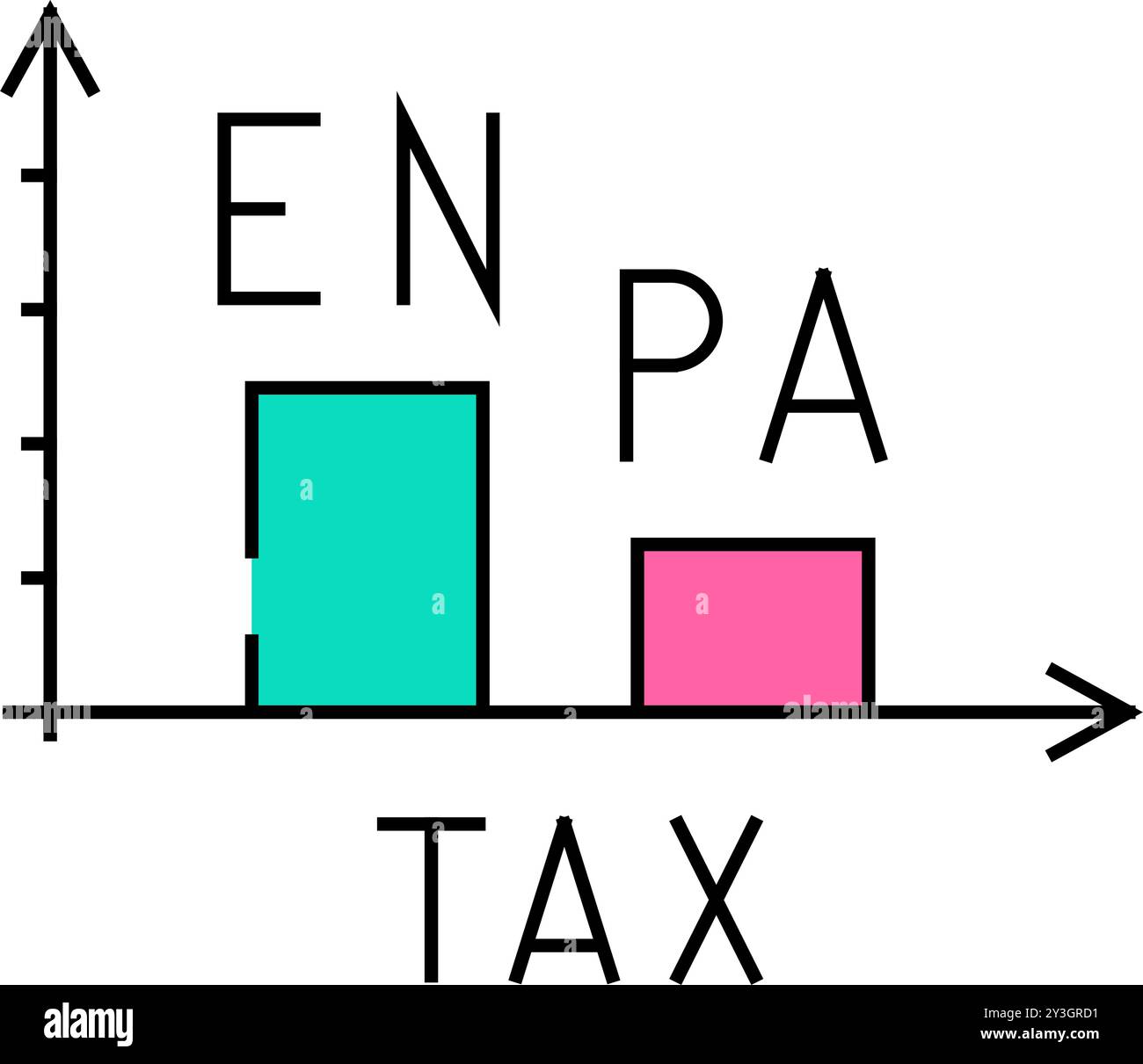 infographic tax icon color illustration Stock Vector Image & Art - Alamy