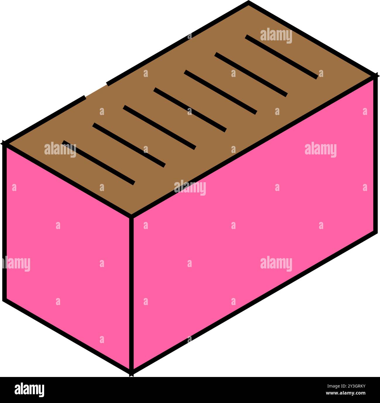 double brick icon color illustration Stock Vector Image & Art - Alamy