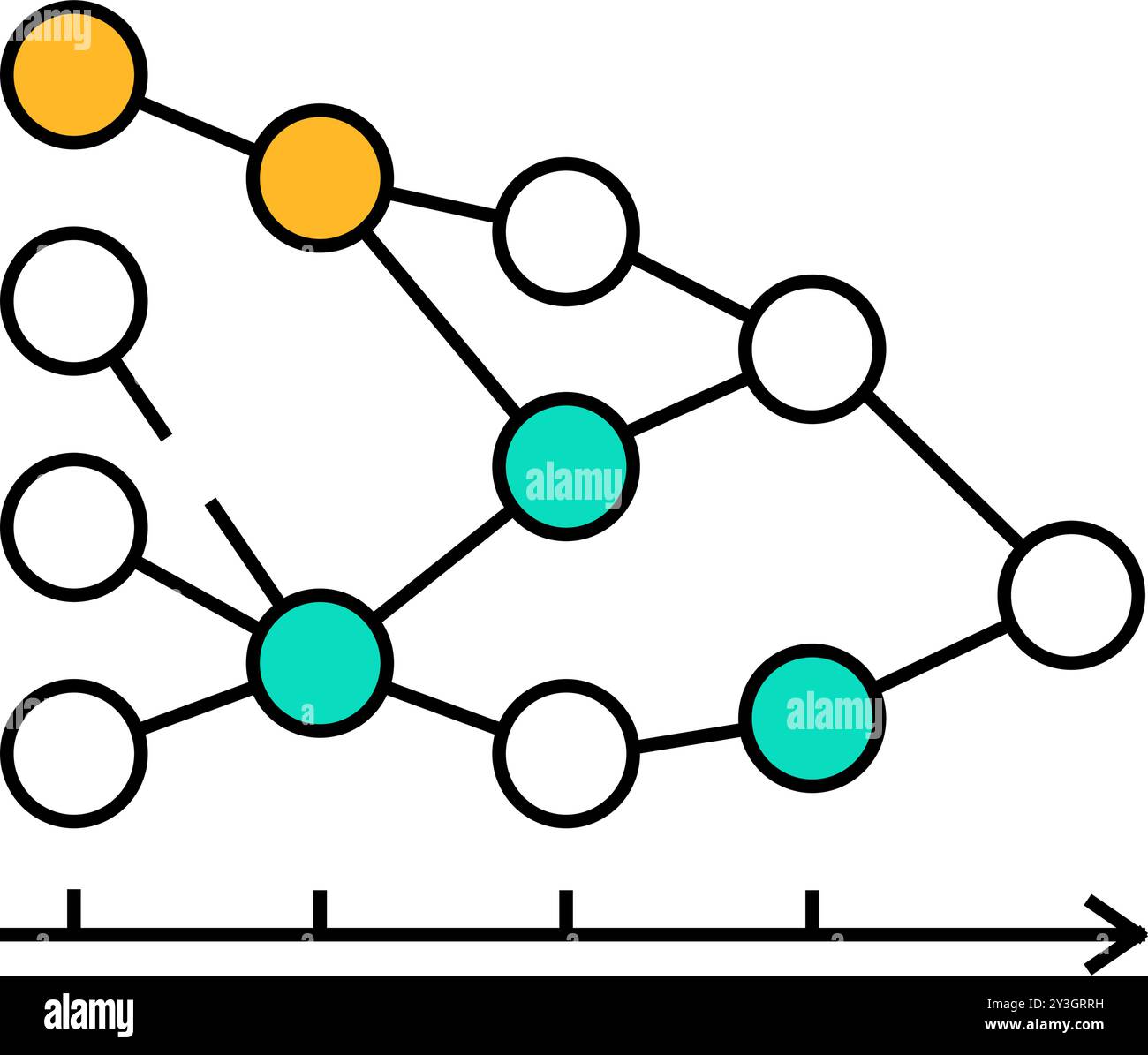 algorithm data science icon color illustration Stock Vector Image & Art ...