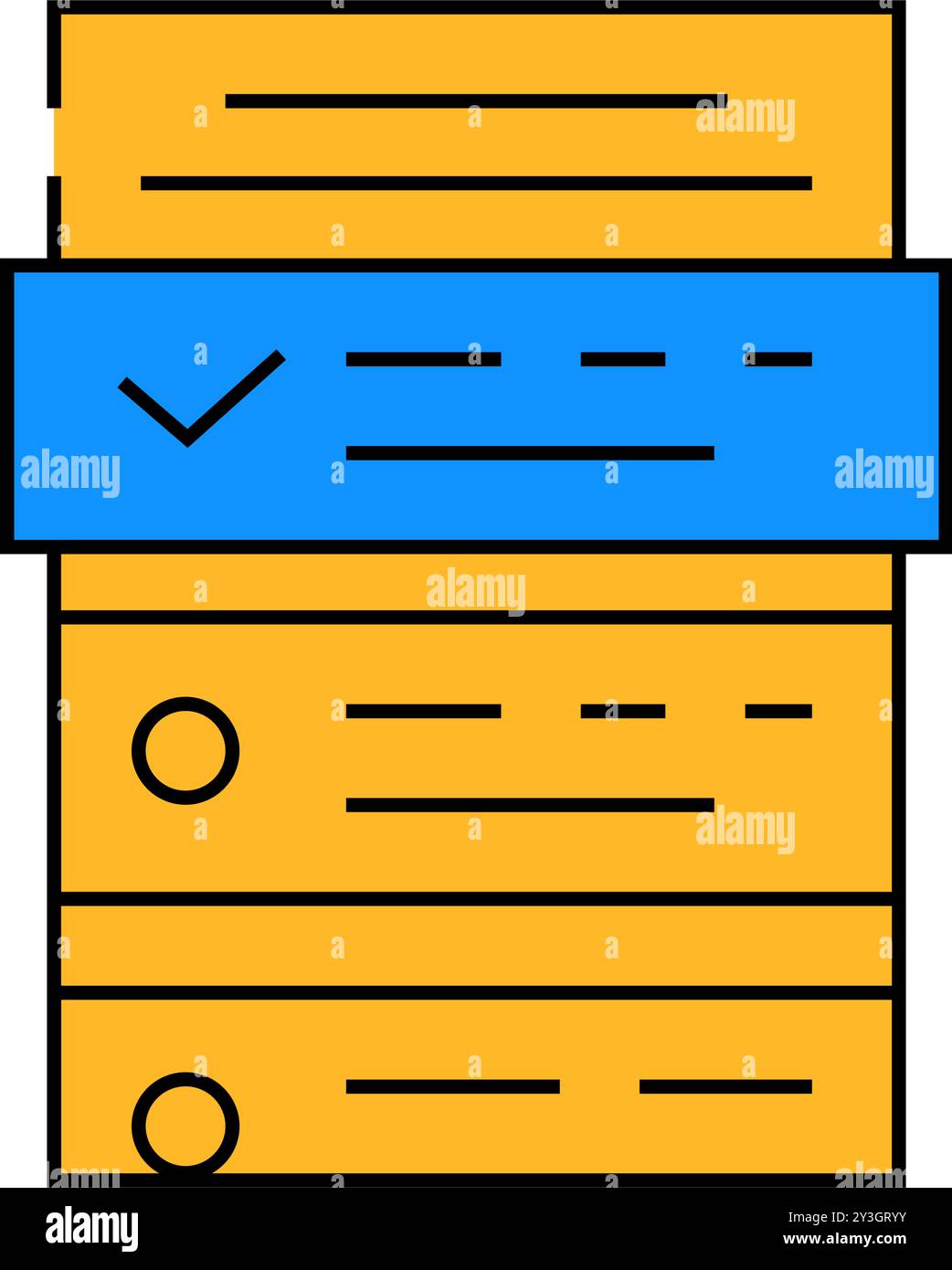 task list icon color illustration Stock Vector Image & Art - Alamy