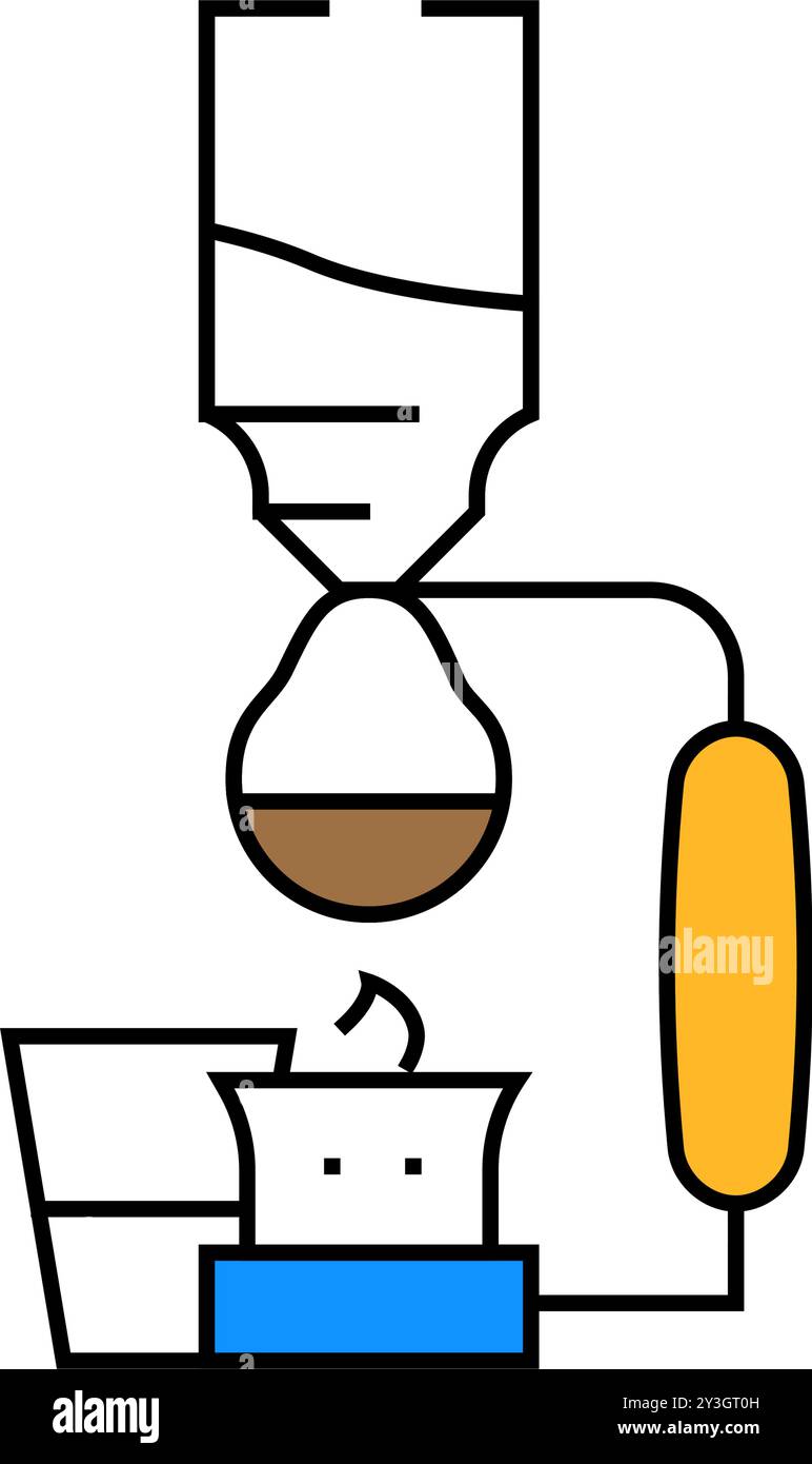 Japanese style coffee machine Stock Vector Images - Alamy
