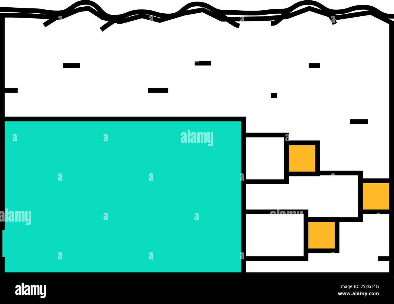 underground cable icon color illustration Stock Vector Image & Art - Alamy