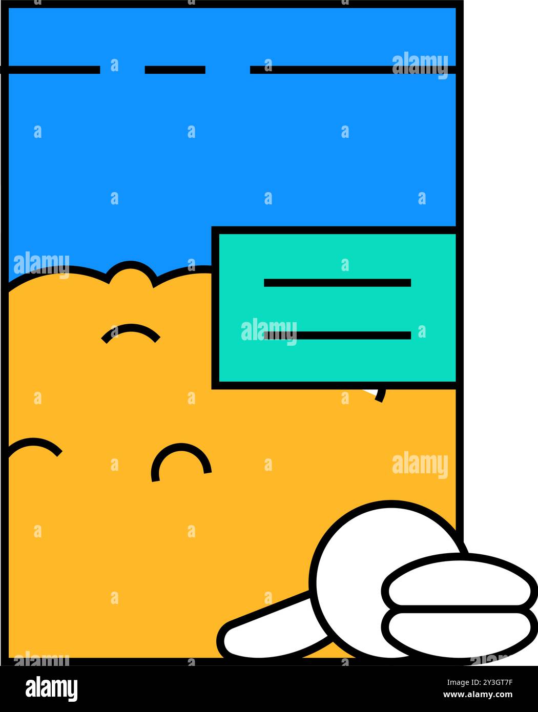 lentils healthy food icon color illustration Stock Vector Image & Art ...