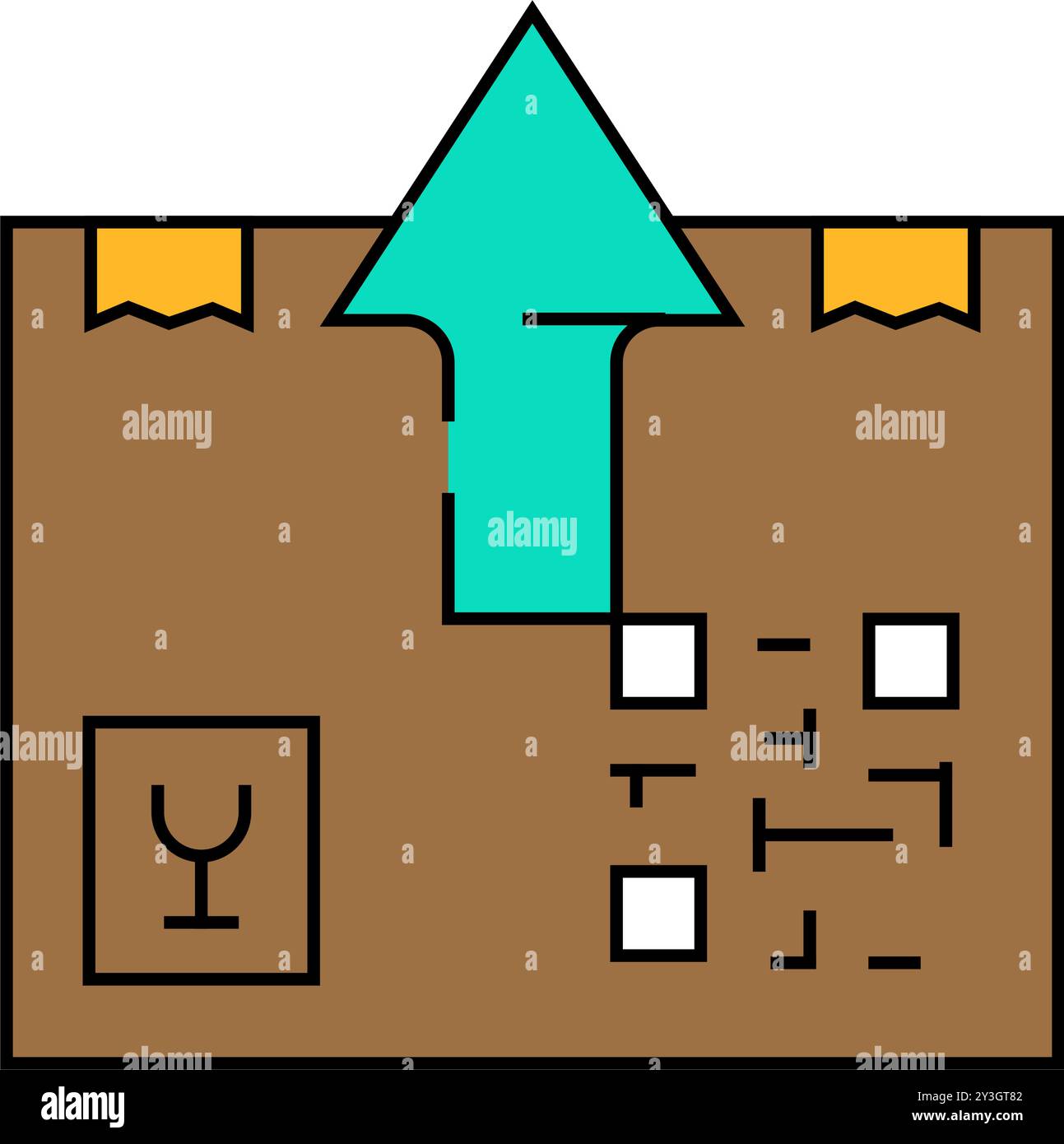 export goods icon color illustration Stock Vector Image & Art - Alamy