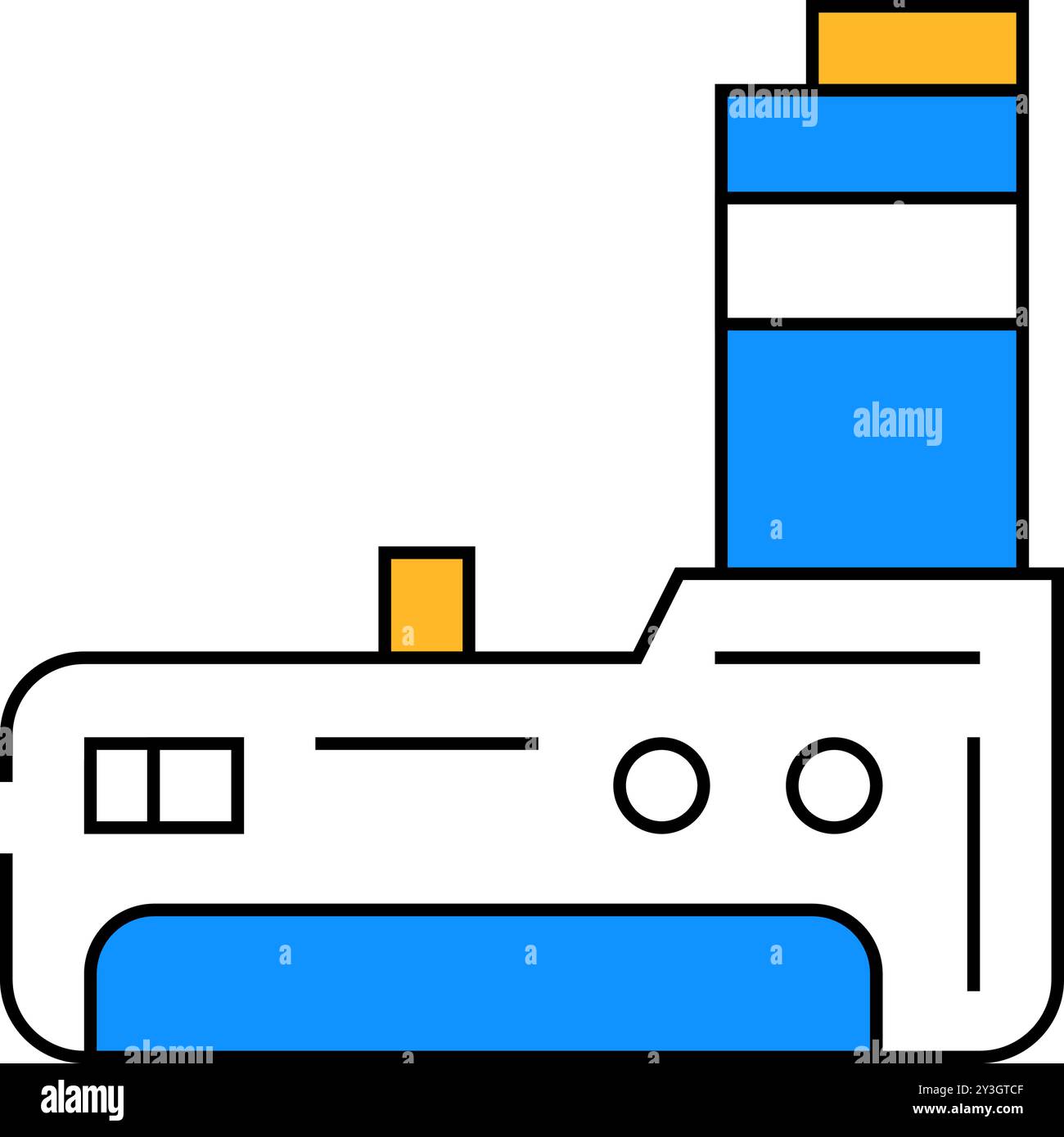 battery pack icon color illustration Stock Vector Image & Art - Alamy