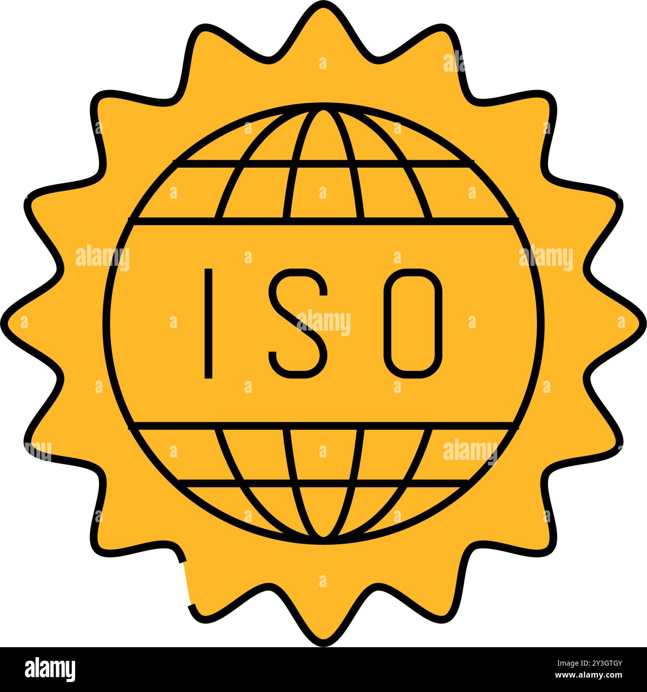 iso standard icon color illustration Stock Vector Image & Art - Alamy